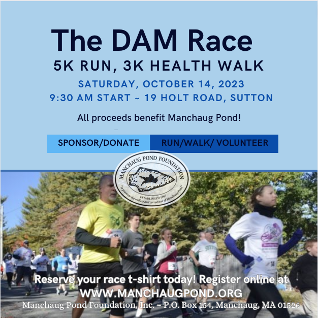 This Saturday: The DAM Race ~ Register, Sponsor, Volunteer! | Manchaug ...